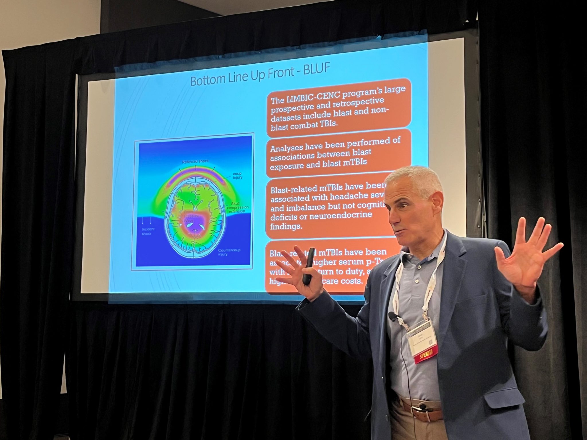 LIMBIC Blast TBI Research presentation by Dr. Cifu at the National ...